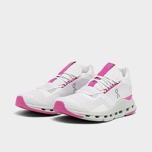 On Running | Shoes | Womens On Cloud Cloudnova Undyed Whitecarnation 269825 11 Pink On Clouds ...